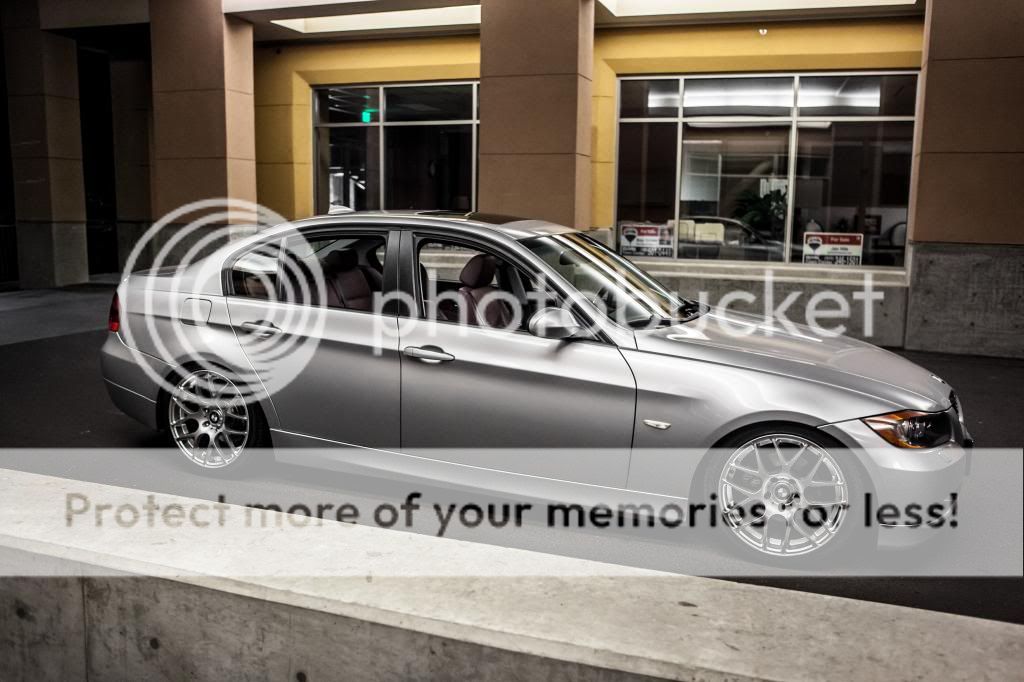 2006 BMW 325i lowered on h&r coilovers