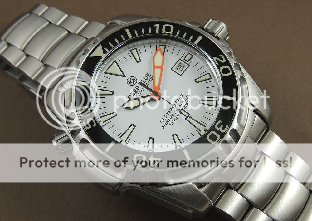 Deep Blue Depthmaster 3000 White Dial Excellent Condition | WatchUSeek ...