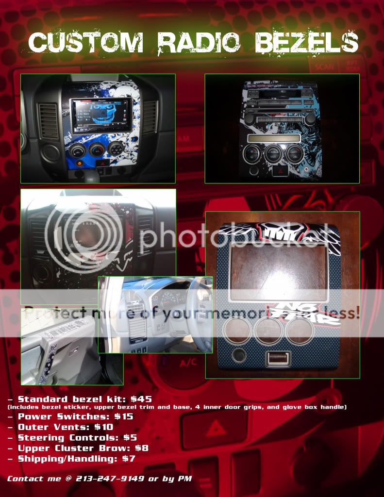 Custom Radio Bezels **NIB** | Nissan Titan Forum